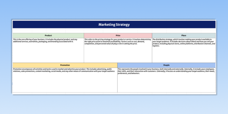 Marketing Plan Template for Marketing Consultants | Consultport
